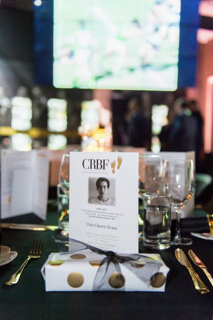 The Legends of Rugby League Dinner - Cooper Rice-Brading Foundation